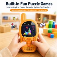 China 2026 Newest Portable Children Video Walkie Talkies for Kids Outdoor Parent-child Interphone Toys with 3 Funny Games Easy to Use for sale