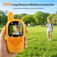 China 2026 Newest Portable Children Video Walkie Talkies for Kids Outdoor Parent-child Interphone Toys with 3 Funny Games Easy to Use for sale