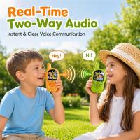 China 2026 Newest Portable Children Video Walkie Talkies for Kids Outdoor Parent-child Interphone Toys with 3 Funny Games Easy to Use for sale