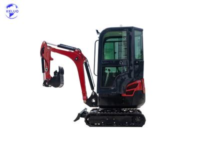 China HT18 1800kg Crawler Mini Excavator with Kubota Engine - 10.2kw Power, 2060mm Digging Depth for sale