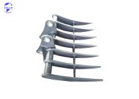 China OEM Land Clearing Rake Excavator Attachment - 200mm to 500mm Custom Sizes for Construction Site Cleanup for sale