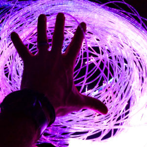 10W LED Sensory Lights Special Needs 200 Strand Sparkle Fiber Optic 2.5M Long