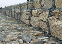 China Gabion Basket with 2.0-4.0mm Wire Thickness and 240g/m² Zinc Coating for Flood Control and Civil Engineering for sale