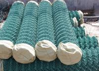 China Chain Link Fence 1.8-5.0mm Wire Diameter with 40-100mm Mesh Sizes for Industrial and Residential Use for sale