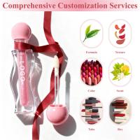 China Create Your Own Best Liquid Lip Balm & Gloss Tinted Vegan Cruelty-Free Custom Logo High Quality Moisturizing Longlasting for sale