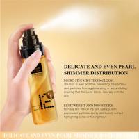 China Private logo One Size Setting Spray Waterproof Organic Vegan Gold Matte Setting Spray Oil Control Long Lasting Fixing Spray for sale