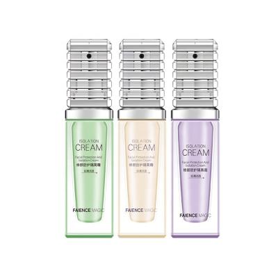 China OEM Factory Custom Best Makeup Face Primer Moisturizing Sunscreen Cream for Dark Skin Tones Pore-Hiding Without Powder Sticking for sale