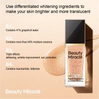 China Factory Wholesale Natural Coverage Long Lasting Liquid Makeup Facial Foundation Makeup Liquid Sunscreen Bubble Liquid Foundation for sale