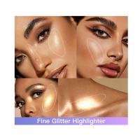 China Private Label Waterproof Long Lasting Oil Cosmetics Cream Shimmer Face Body Liquid Highlighter Makeup for sale