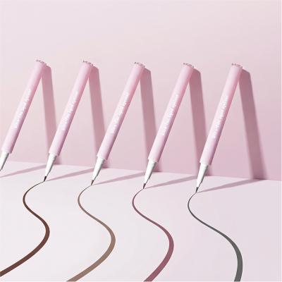 China Custom Logo Black Long Waterproof Vegan Matte Liquid Eyeliner for sale