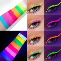 China OEM Chameleon 8 Colors Matte Colored Smudge-proof Glitter Makeup Eyes Cosmetic Liquid Waterproof Colorful Neon Eyeliner Pen for sale