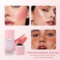China Cosmetics Factory Customized Dual-use Juice Liquid Blush Natural Cosmetics Long-lasting No-mark Face Blush for sale