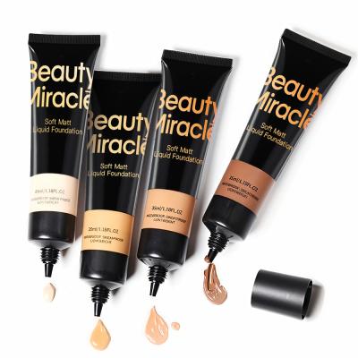 China Private Label Professional 24H Long-Lasting Full Coverage Soft Matte Foundation Waterproof Oil Control Concealer for sale