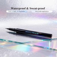 China Custom Logo Long Wear Waterproof Sweatproof Stain Repellent Ultra-fine Mineral Liquid Eyeliner for sale
