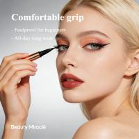 China Wholesale Waterproof Liquid Eyeliner Vegan Long-lasting Eyeliner Custom Label Cosmetic Eyeliner for sale