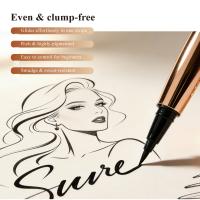 China Wholesale Waterproof Liquid Eyeliner Vegan Long-lasting Eyeliner Custom Label Cosmetic Eyeliner for sale