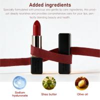 China Customizable Logo Lipsticks Wholesale Long-lasting Waterproof Matte Lip Sticks Non-stick Cup Lipstick Matte for sale