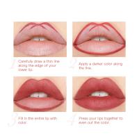 China OEM ODM Hydrating Cream Lipstick Waterproof Long Lasting Makeup Cute Long Lasting Nude Red Waterproof Moisturizing Lipstick for sale
