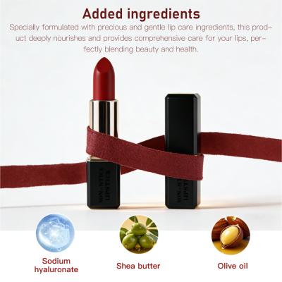 China Private Label Custom Brand 24H Long Lasting Lipstick Matte Non Stick Cup Lipstick Lip Makeup Products Cosmetics Beauty Wholesale for sale