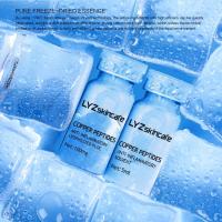 China Lyz Custom Anti-Aging Moisturizing Repair Freeze-Dried Set Hyaluronic Acid Infused Copper Peptides Serum for Face Home Spa Use for sale