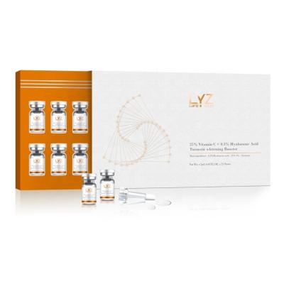 China Custom Private Label Organic Skin Care Vitamin C Serum Cell Ampoules Niacinamide Brightening Whitening Liquid for Home Spa for sale