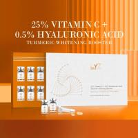China Custom Private Label Organic Skin Care Vitamin C Serum Cell Ampoules Niacinamide Brightening Whitening Liquid for Home Spa for sale
