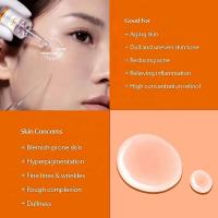 China Custom Private Label Organic Skin Care Vitamin C Serum Cell Ampoules Niacinamide Brightening Whitening Liquid for Home Spa for sale
