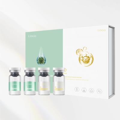 China Custom Sodium Hyaluronate Freeze Dried Powder Repair Peptides Serum Skin Care Serum Oligopeptide Anti Wrinkle Lyophilized Powder for sale