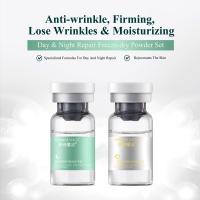China Custom Sodium Hyaluronate Freeze Dried Powder Repair Peptides Serum Skin Care Serum Oligopeptide Anti Wrinkle Lyophilized Powder for sale