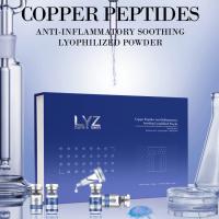 China Professional Factory Custom Blue Copper Peptide Face Cream Freeze Dried Powder Ampoule Serum Whitening Anti-Aging for sale