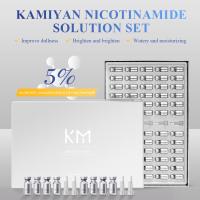 China Private Label Anti-acne Repair Whitening Moisturizing Skin Rejuvenation Niacinamide Powder Ampoule Serum Set for Salon for sale