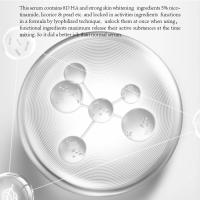 China LYZ Factory Wholesale Anti-Aging Firming Microneedle Ampoule Serum Freeze Dried Niacinamide Pearls Whitening Commercial for sale