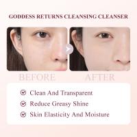 China OEM Deep-cleaning & Hydrating Facial Cleanser Organic  Skincare Hyaluronic Acid Anti-Wrinkle  Moisturizing Whitening Face Wash for sale