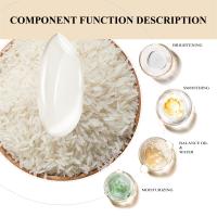 China Factory Wholesale Organic Rice Facial Toner Nicotinamide Hydration Serum Moisturizer Day Night Skin Whitening Serum for Adults for sale