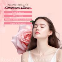 China Customized High Quality Organic Facial Moisturizing Toner Spray Products Skin Care Face Care Rose Water Face Skin Toner for sale