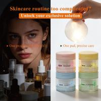 China Private Label Hydrating Brightening Skin Care Acne Pore Brightening Private Label Face Exfoliating Collagen Cotton Toner Pads for sale