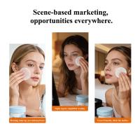 China Private Label Hydrating Brightening Skin Care Acne Pore Brightening Private Label Face Exfoliating Collagen Cotton Toner Pads for sale