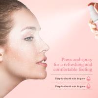 China Factory Wholesale Custom Private Label Rose Serum Water Pore Shrinking Moisturizing Spray Prevent Makeup Getting Stuck Free for sale