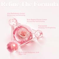 China Factory Wholesale Custom Private Label Rose Serum Water Pore Shrinking Moisturizing Spray Prevent Makeup Getting Stuck Free for sale