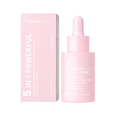 China FAIENCE MAGIC OEM 5 in 1 Face Serum with Whitening Firming Anti-wrinkle Anti-aging Keep Moisturize Pale Spots for Home Use for sale