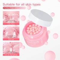 China Private Label Face Moisturizing Cream Skin Care Vitamin C Salmon DNA PDRN Pink Collagen PDRN Capsule Face Cream for sale