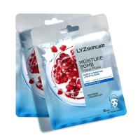 China Lyz Cuetom Custom Logo Organic Pomegranate Face Pure Natural Anti-Aging Anti-Oxidation Whitening Moisturizing Free Home Sheet for sale