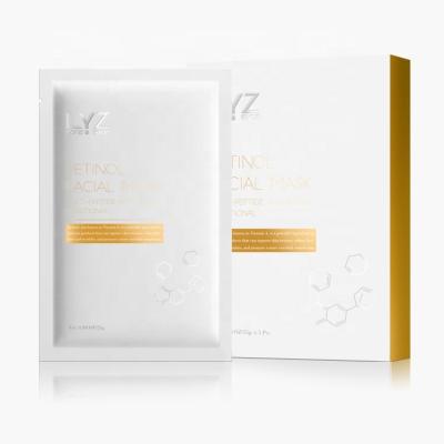 China OEM Private Label Anti-Aging Retinol Serum Skin Care Facemask Anti-Wrinkle Whitening Firming Facial Patch for Beauty Glycerin for sale