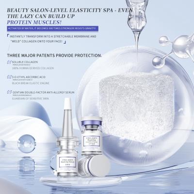 China Skin Plumping Hydrating Beauty Spa Facial Mask Moisturizing Lifting Repair Collagen Freeze-dried Sponge for sale