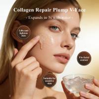 China Customized Moisturizing Hydrating Lifting Skincare Freeze-dried Sponge Skin Care Firming Collagen Face Beauty Mask for sale