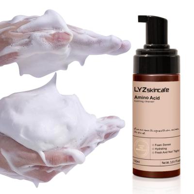 China Niacinamide Foam Cleanser Whitening Acne Cosmetic Skin Care Beauty Oil Control Foaming Face Wash Amino Acid Facial Cleanser for sale