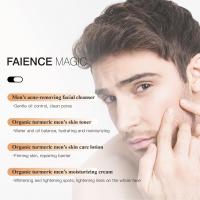China FM OEM Organic Tumeric Man's Skincare Set Wtih Tumeric Extract Whitening Moisturizing Shrink Pores Oil-controlling for Home Use for sale