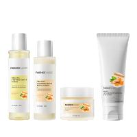 China FM OEM Organic Tumeric Man's Skincare Set Wtih Tumeric Extract Whitening Moisturizing Shrink Pores Firming for Beauty Salon Use for sale