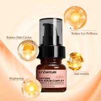 China Wholesale Private Label Under Dark Circles Puffiness Fine Lines Remover Lifting Anti Aging Eye Skin Care Circulation Activator Eye Serum for sale