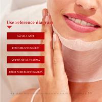 China Private Label OEM Anti Aging Wrinkle Neck Sheet Mask Organic Body Skin Care Products Collagen Firming Neck Face Mask for sale